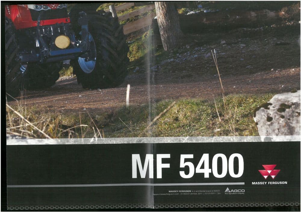 Massey Ferguson MF5400 Poster Brochure - MF 5400