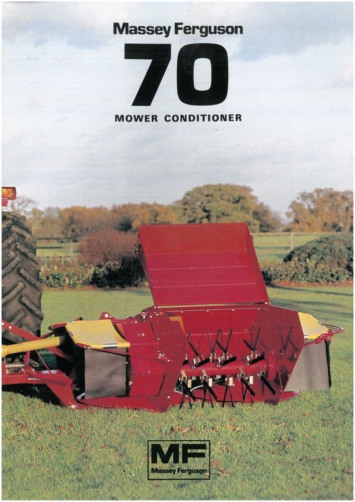 Massey Ferguson Mower Conditioner MF70 Brochure - MF 70