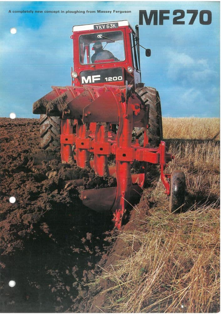 Massey Ferguson Plough MF270 Brochure - MF 270