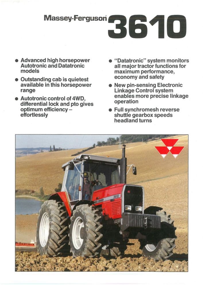 Massey Ferguson Tractor 3610 Brochure