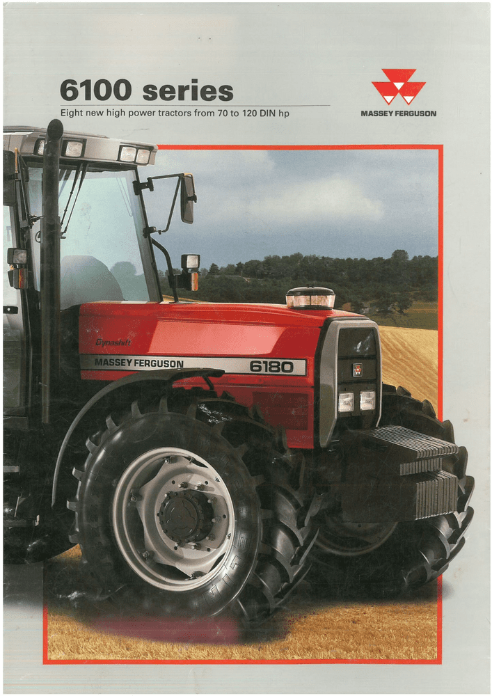 Massey Ferguson Tractor 6100 Series Brochure - 6110 6120 6130 6140 6150 ...