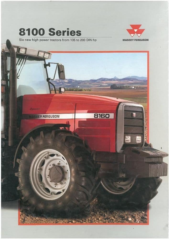 Massey Ferguson Tractor 8110 8120 8130 8140 8150 8160 Brochure
