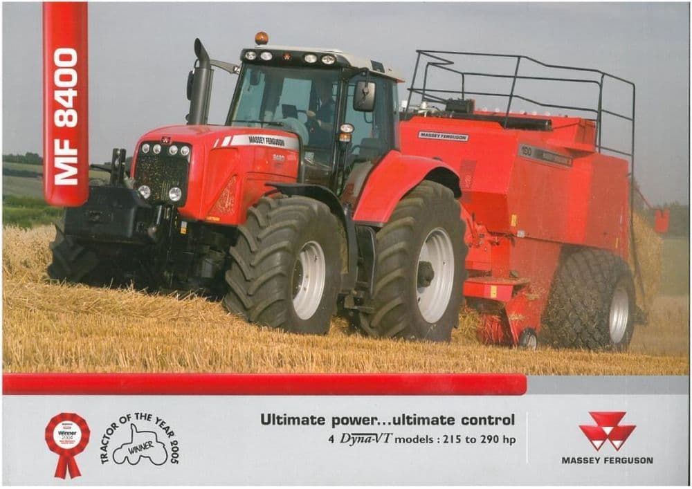 Massey Ferguson Tractor 8400 Series - 8450 8460 8470 8480 Brochure