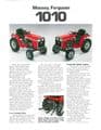 Massey Ferguson Tractor MF1010 Brochure - MF 1010