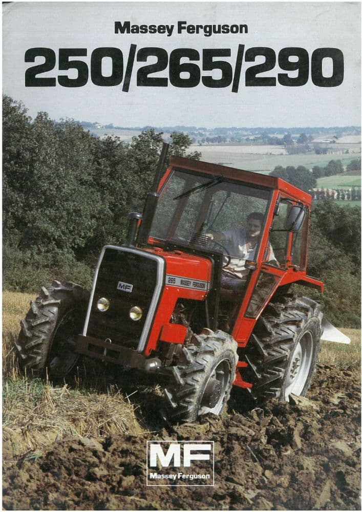 Massey Ferguson Tractor MF250 MF265 MF290 Brochure