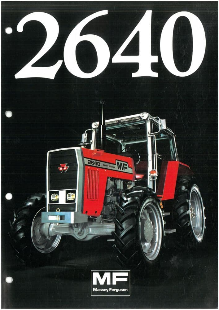 Massey Ferguson Tractor MF2640 Brochure - MF 2640 - 4WD