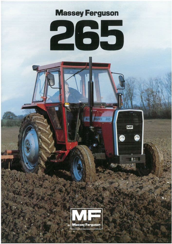 Massey Ferguson Tractor MF265 Brochure - MF 265 Red Cab