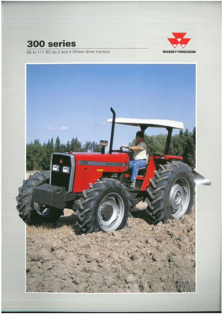 Massey Ferguson Tractor MF300 Series Brochure - 362 365 375 390 398 399