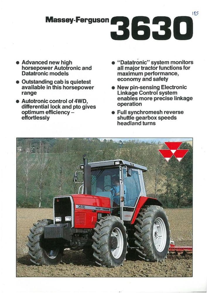 Massey Ferguson Tractor MF3630 Brochure - MF 3630