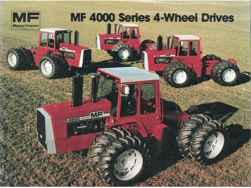 Massey Ferguson Tractor MF4000 Series - 4800 4840 4880 4900 Brochure
