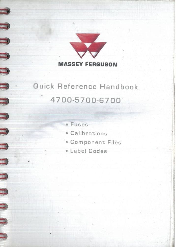 Massey Ferguson Tractor MF4700 MF5700 MF4708 MF4709 MF5709 MF5710 ...