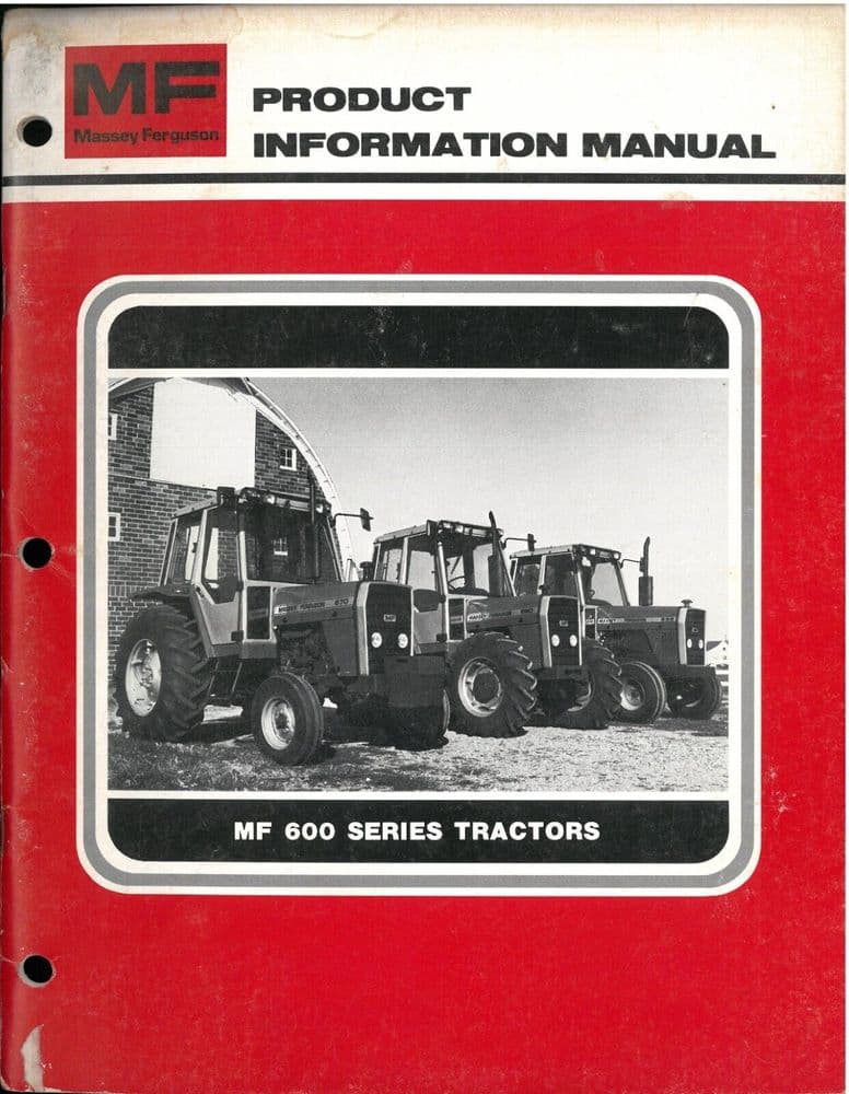 Massey Ferguson Tractor MF670 MF690 MF698 Product Information Manual ...