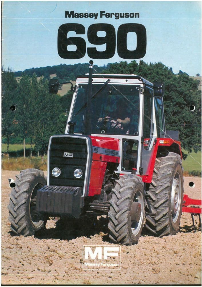 Massey Ferguson Tractor MF690 Brochure - MF 690 - 4WD