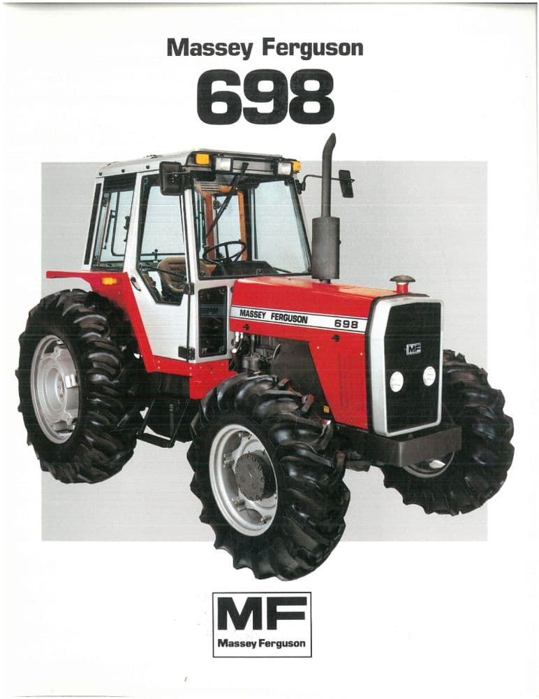 Massey Ferguson Tractor MF698 Brochure - MF 698 - Four Wheel Drive - 4WD