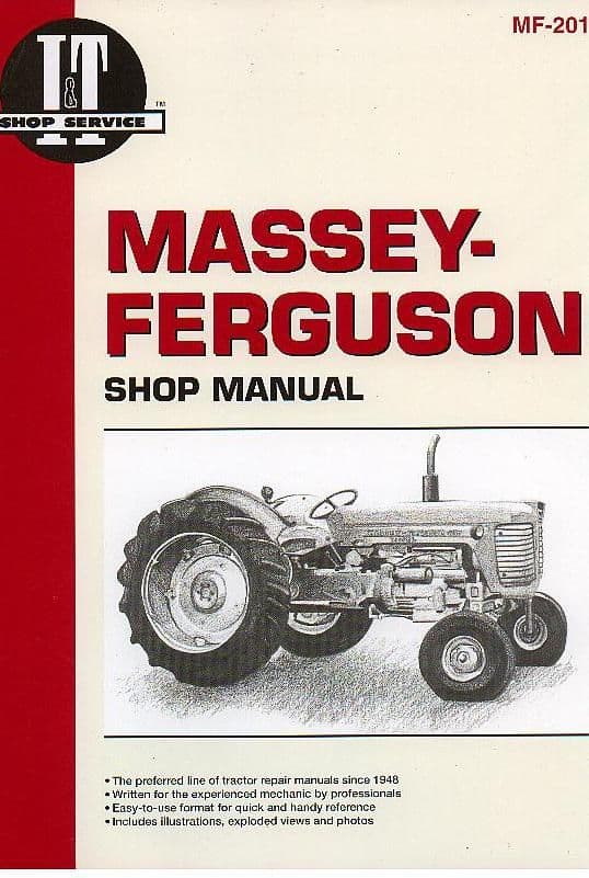 Massey Ferguson Tractor MF85 MF88 MF Super 90 MF Super 90 WR Repair ...