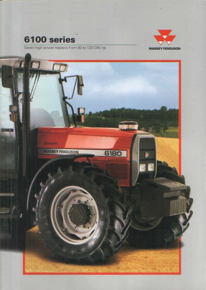 Massey Ferguson Tractors MF6100 Series Brochure - 6120 6130 6140 6150 ...