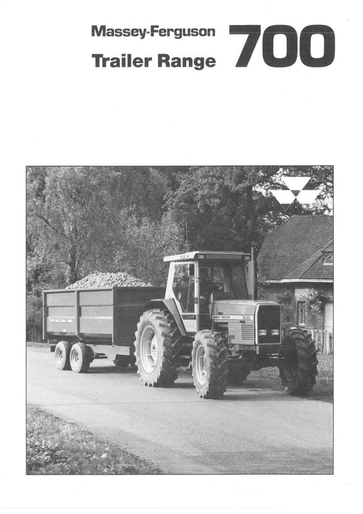 Massey Ferguson Trailer Range MF700 Brochure - MF 700