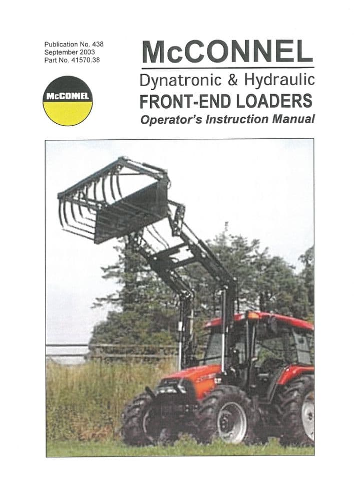 Mcconnel Front End Loader Dynatronic & Hydraulic Operators Manual
