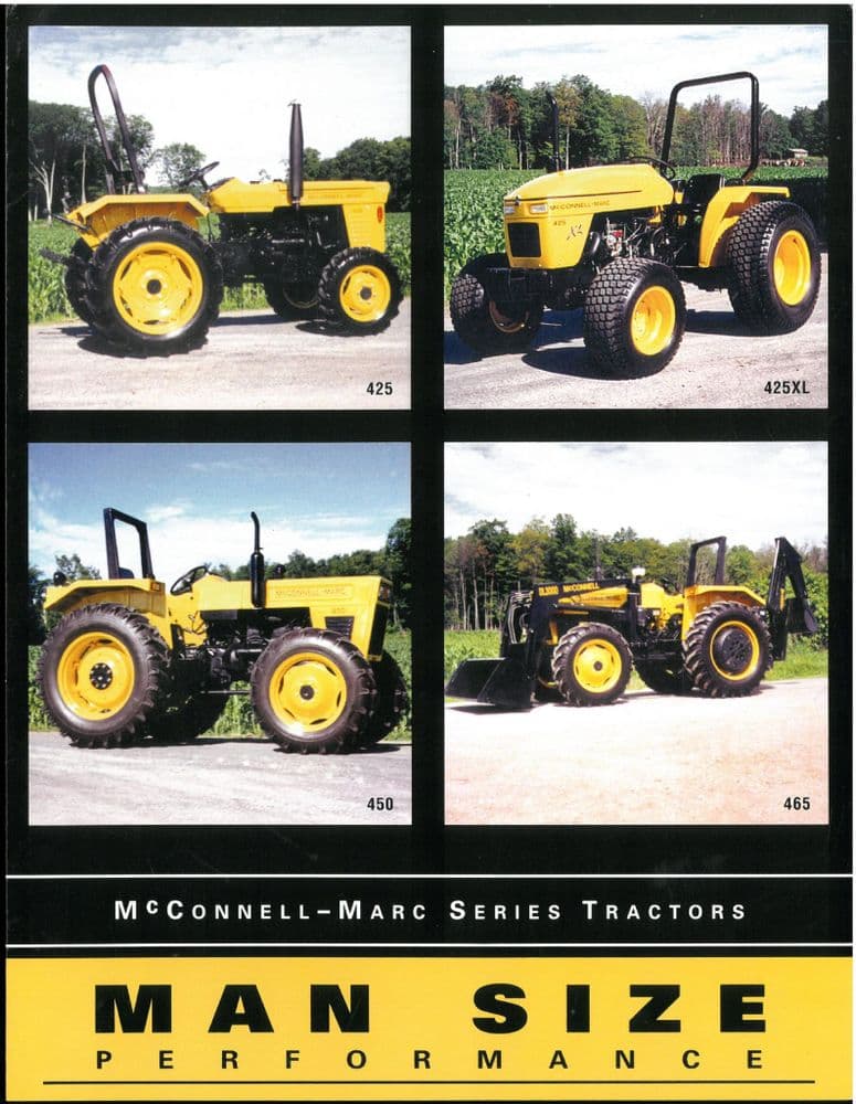 McConnell Tractor - Marc Series 425 425XL 450 465 Brochure