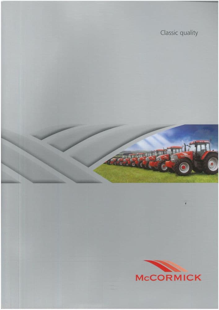 McCormick Tractor Classic Quality Brochure G - T - VF - CX - MC - MTX