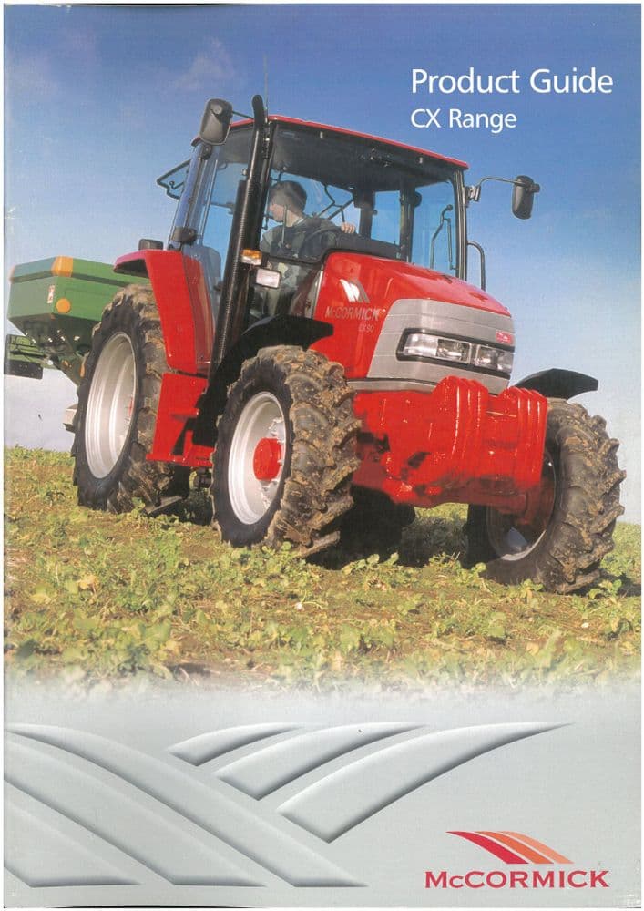 McCormick Tractor CX50 CX60 CX70 CX80 CX90 CX100 Product Guide