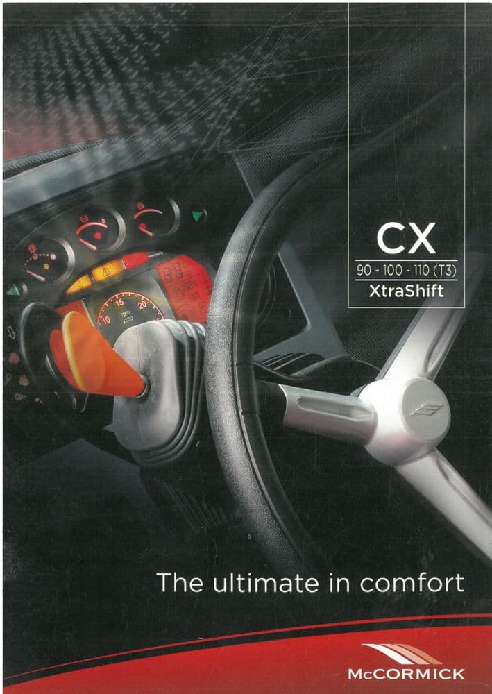 McCormick Tractor CX90 CX100 CX110 T3 XtraShift Brochure