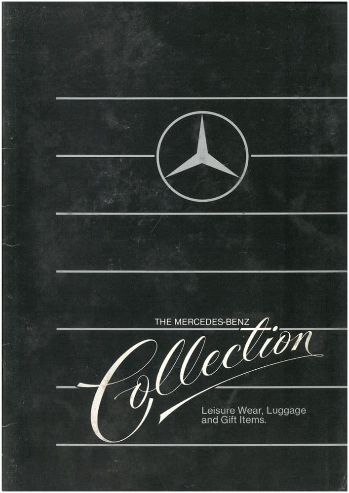 Mercedes Benz Collection Brochure - Leisure Wear Luggage and Gift Items