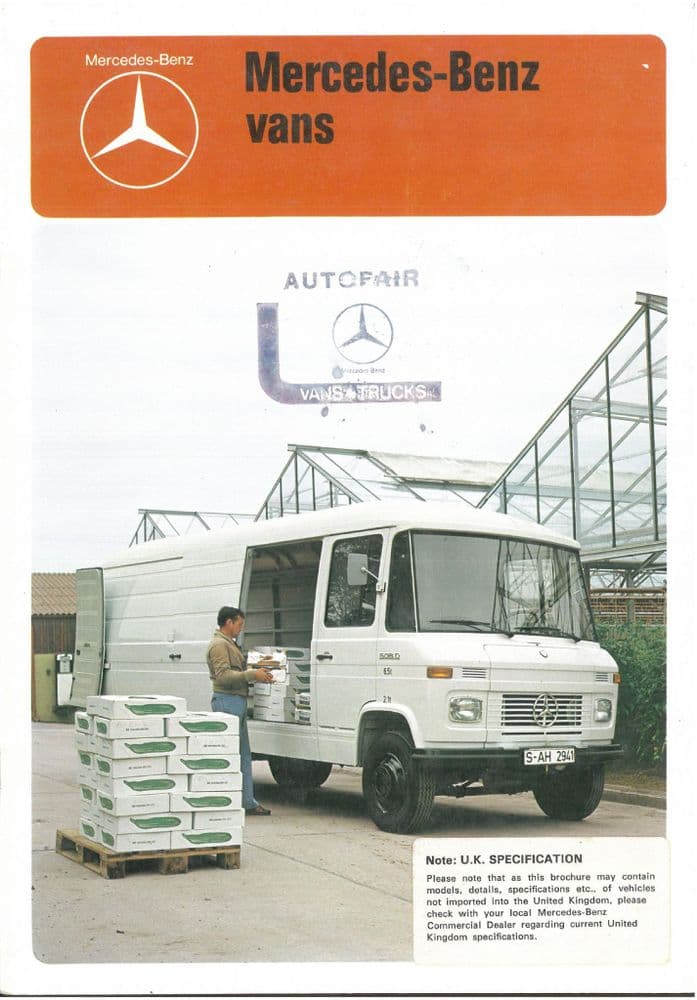 Mercedes Van L407D L409 L508D L608D Brochure