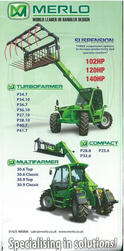 Merlo Loaders - Turbo Farmer Compact Multi Farmer Brochure