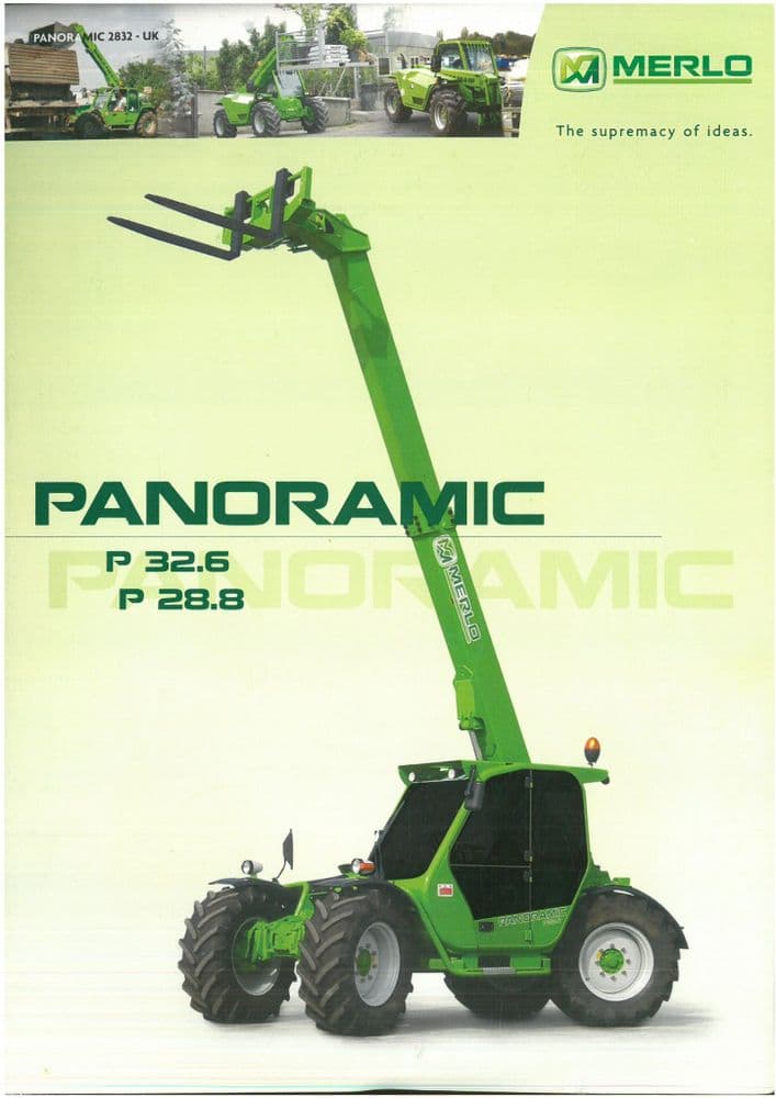Merlo Telehandler Panoramic P32 6 P28 8 Brochure