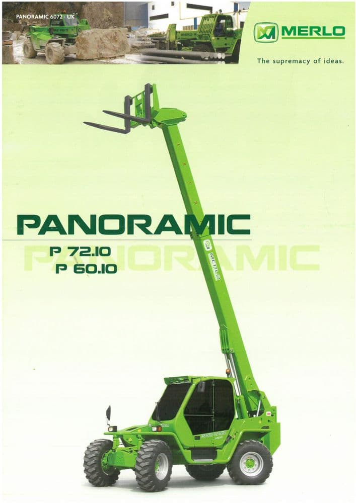 Merlo Telehandler Panoramic P72 10 P60 10 Brochure