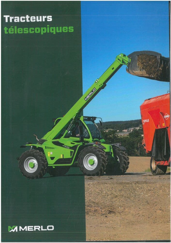 Merlo Telescopic Handler - Tracteurs Telescopiques Brochure - In Italian