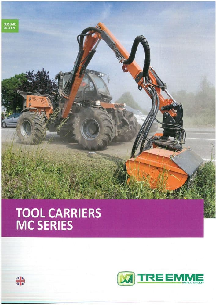 Merlo Tool Carrier & Hedge Trimmer MC Series - MM135MC - Brochure