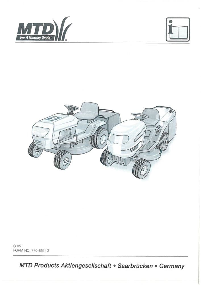 MTD 4660L Lawn Tractor Operators Manual