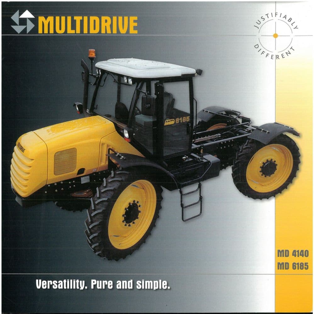 Multidrive Tractor Load Carrier and Haulier MD4140 & MD6185 Brochure