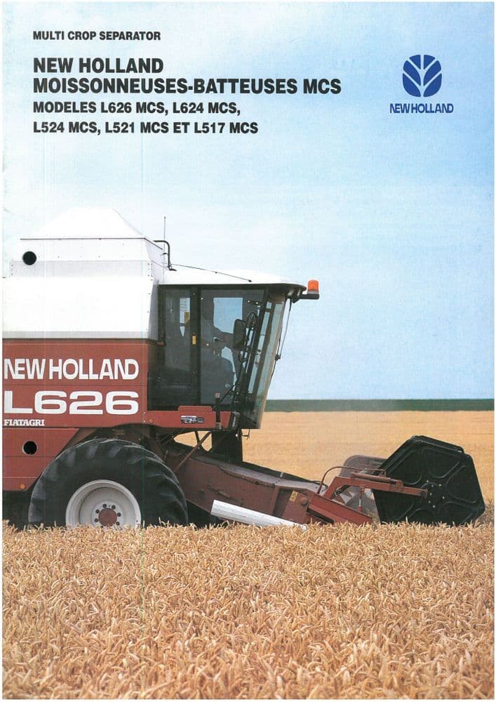 New Holland Combine L626 MCS L264 MCS L524 MCS L521 MCS ET L517 MCS ...