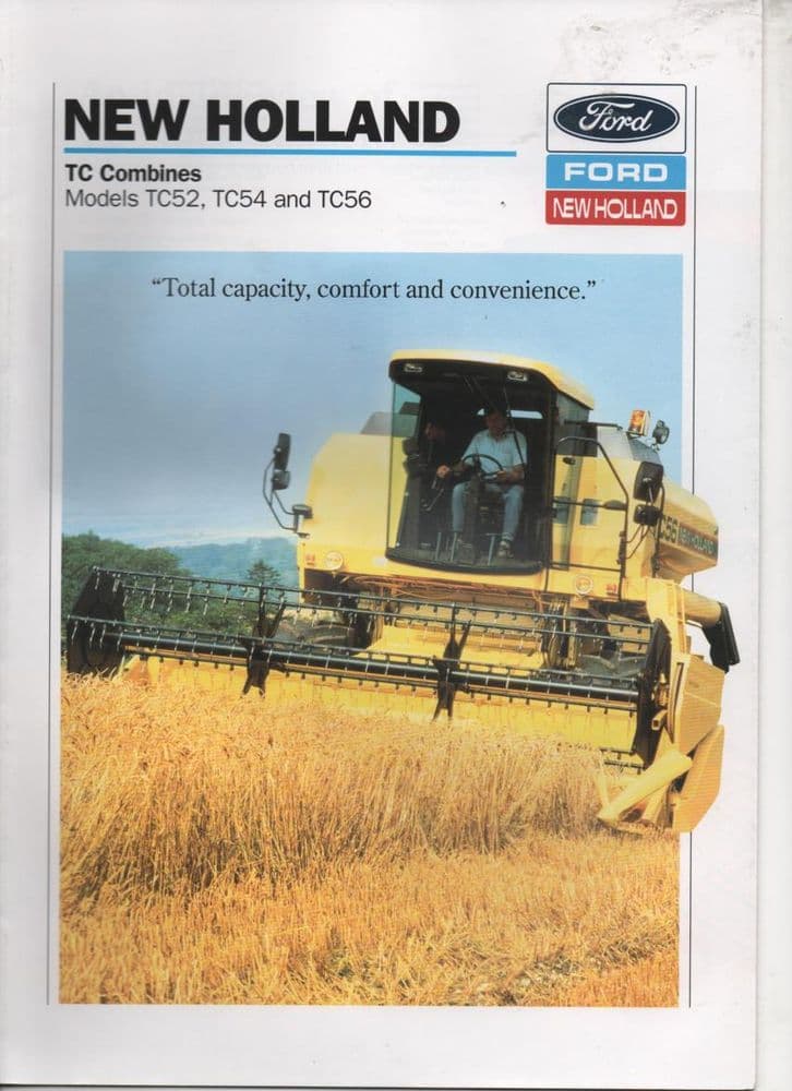 New Holland Combine TC Series - TC52 TC54 and TC56 Brochure