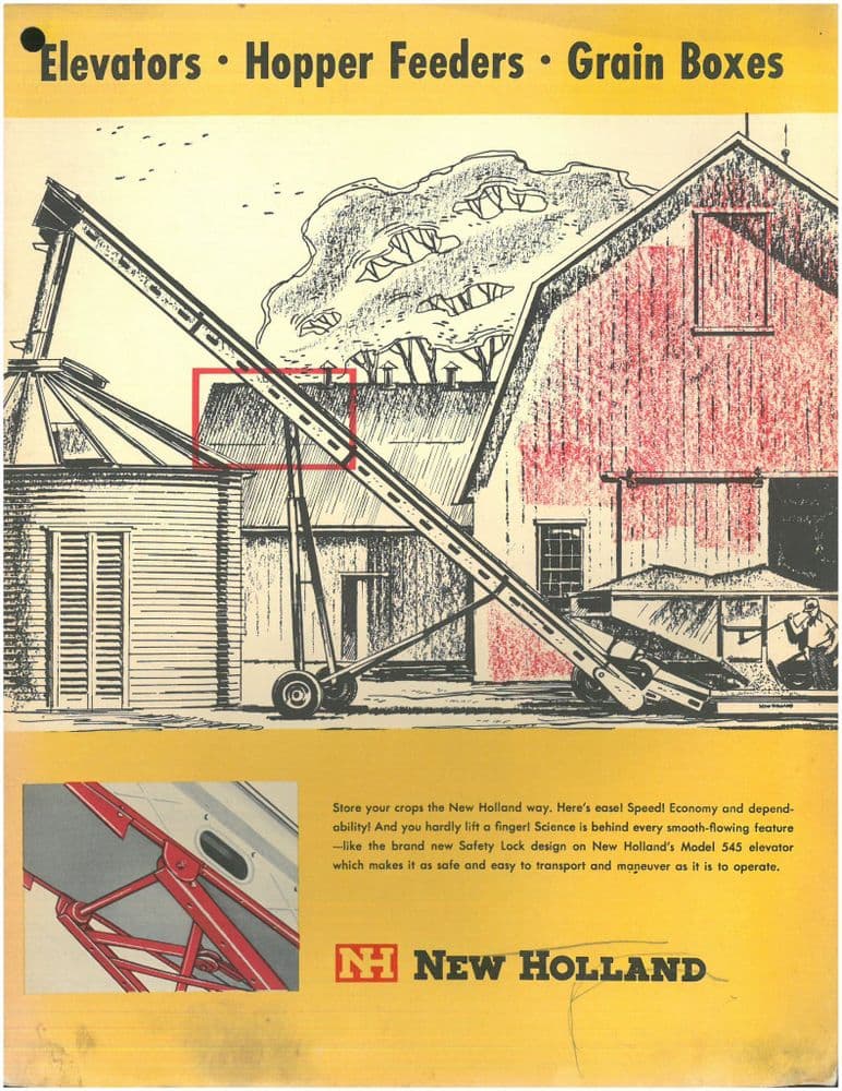 New Holland Elevators Hopper Feeders Grain Boxes Brochure