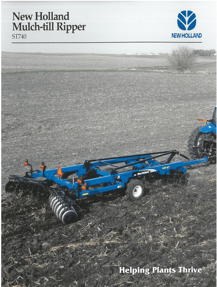New Holland Mulch-Till Ripper ST740 Brochure