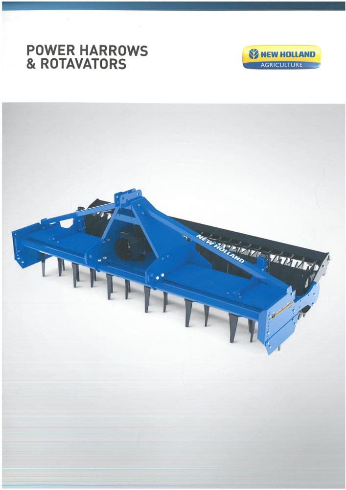New Holland Power Harrow & Rotavators Brochure