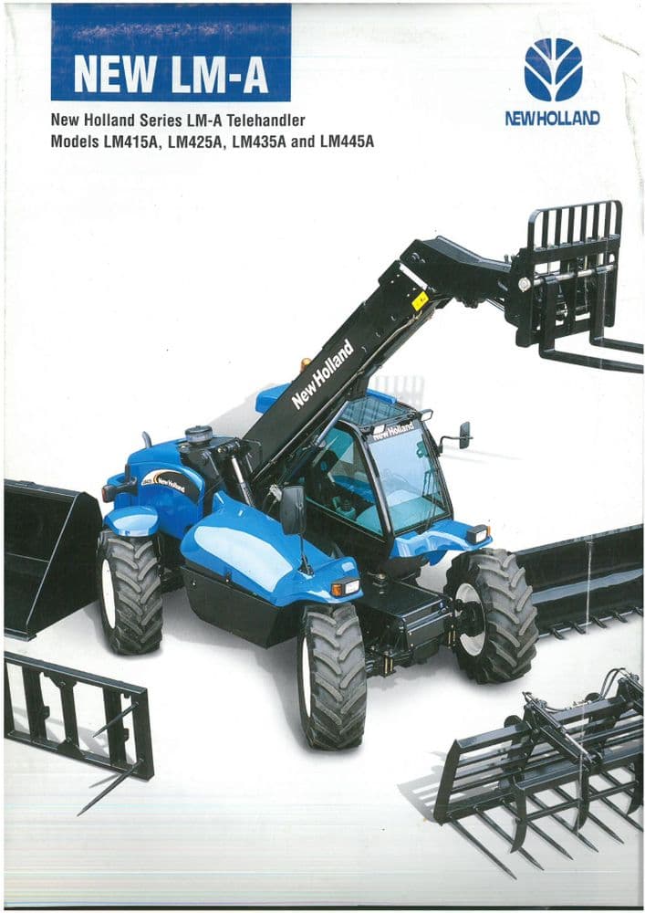 New Holland Series LM-A Telehandler - LM415A - LM425A - LM435A - LM445A ...