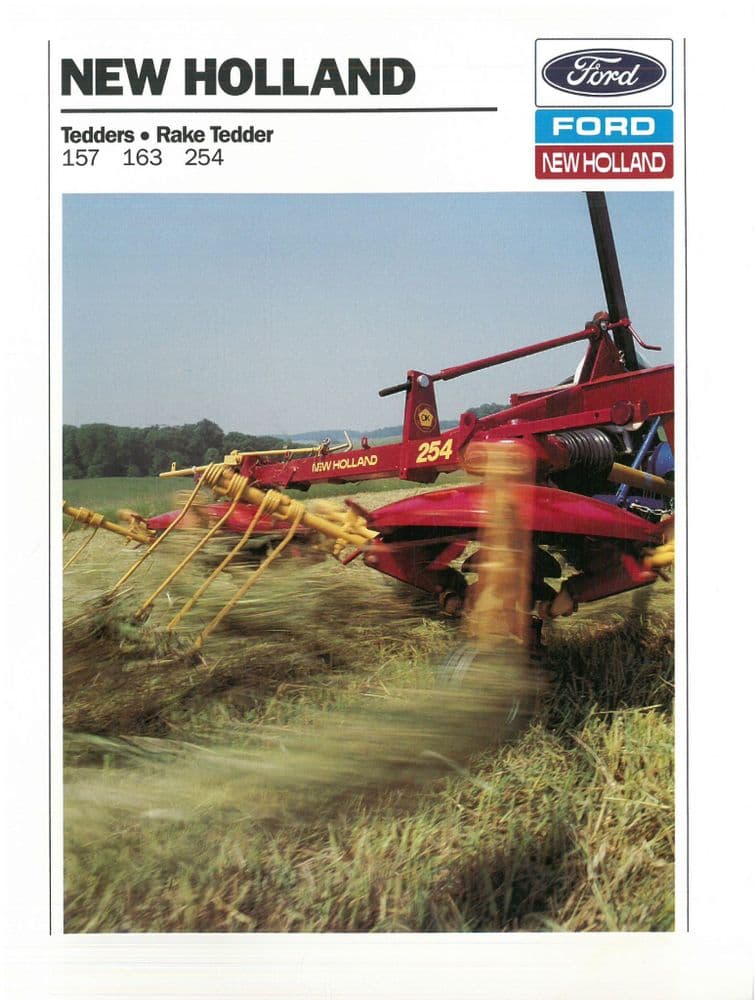 New Holland Tedders - Rake Tedders 157 163 254 Brochure