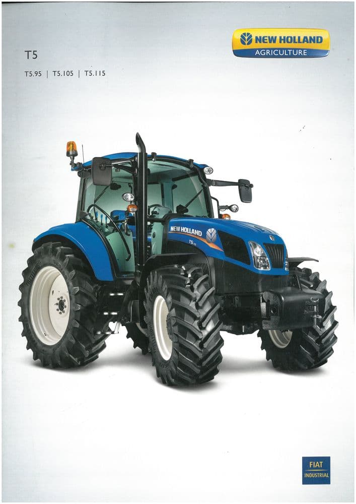 New Holland Tractor T5 Series - T5 95 T5 105 T5 115 Brochure