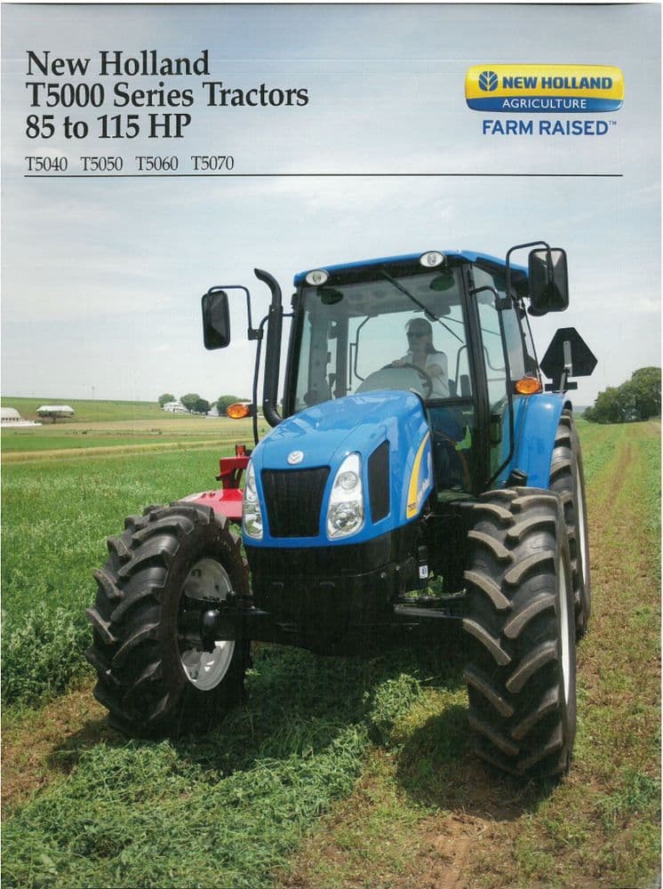 New Holland Tractor T5000 Series - T5040 T5050 T5060 T5070 Brochure
