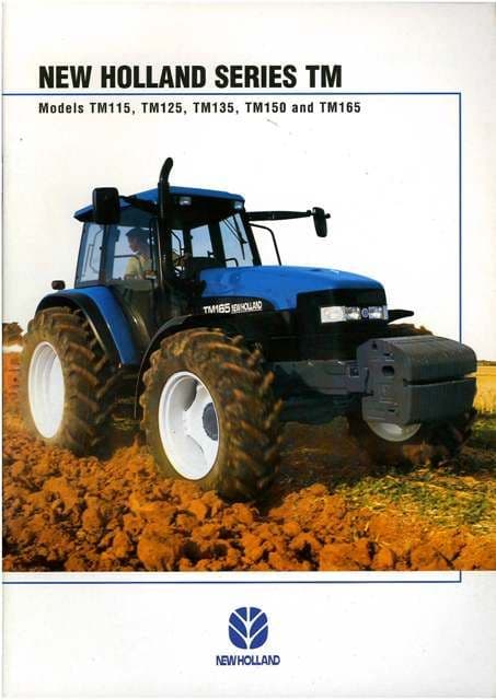 New Holland Tractor TM115 TM125 TM135 TM150 TM165 Brochure