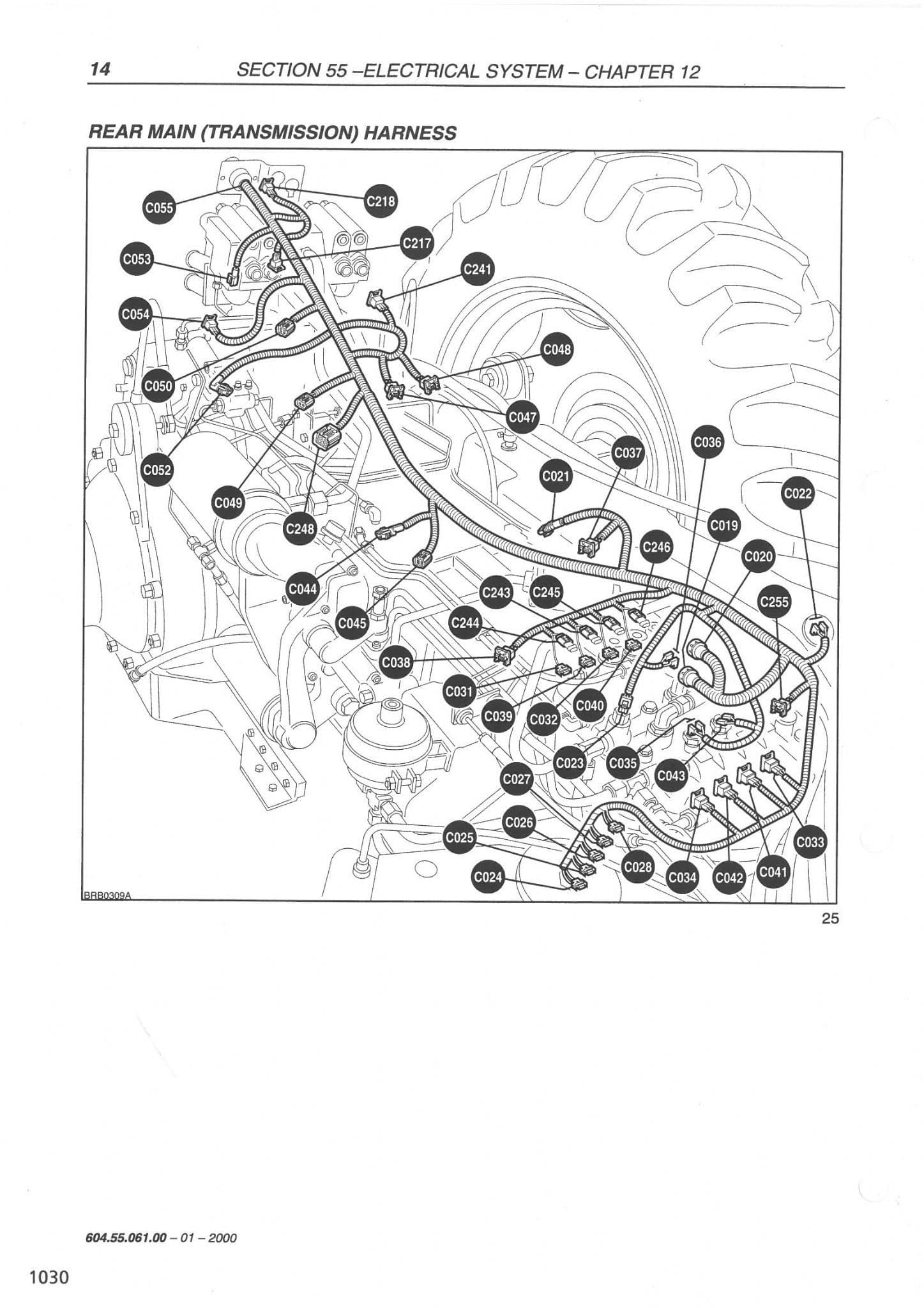 New Holland Tractor TM115 TM125 TM135 TM150 TM165 Trans Hydraulic ...
