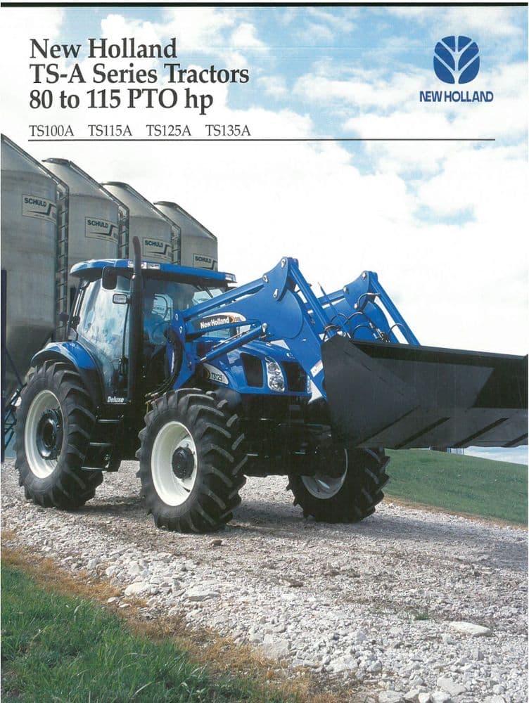 New Holland Tractor TS-A Series - TS100A TS115A TS125A TS135A Brochure