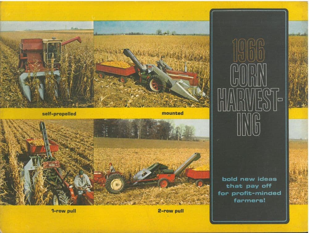 New Idea Corn Harvesting Brochure - 1966 - Uni-System Sheller Combine ...