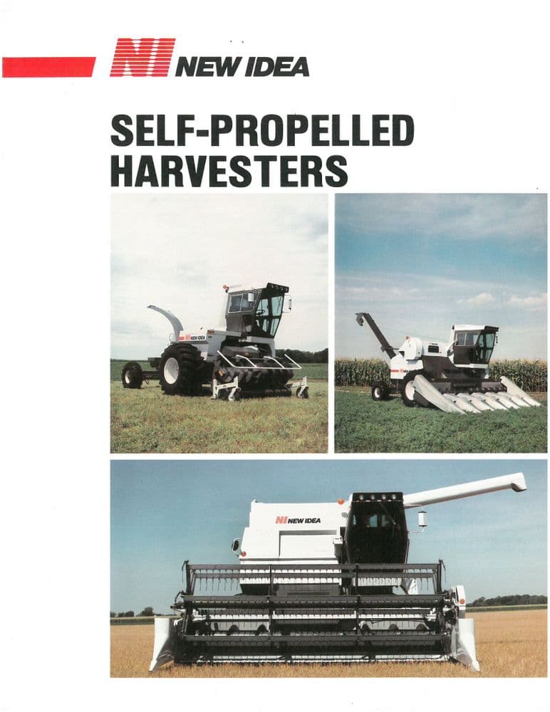 New Idea Self Propelled Harvesters - Combine 819 Forager 868 Husker 839 ...