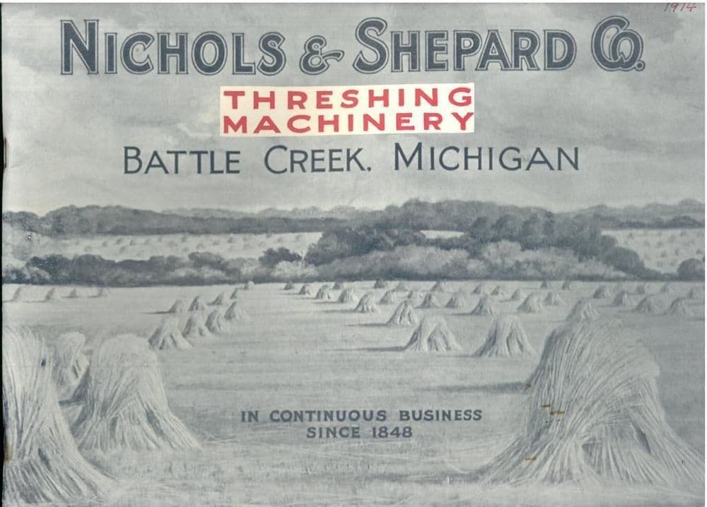 Nichols & Shepard Co Threshing Machinery "Red River Special" Brochure ...
